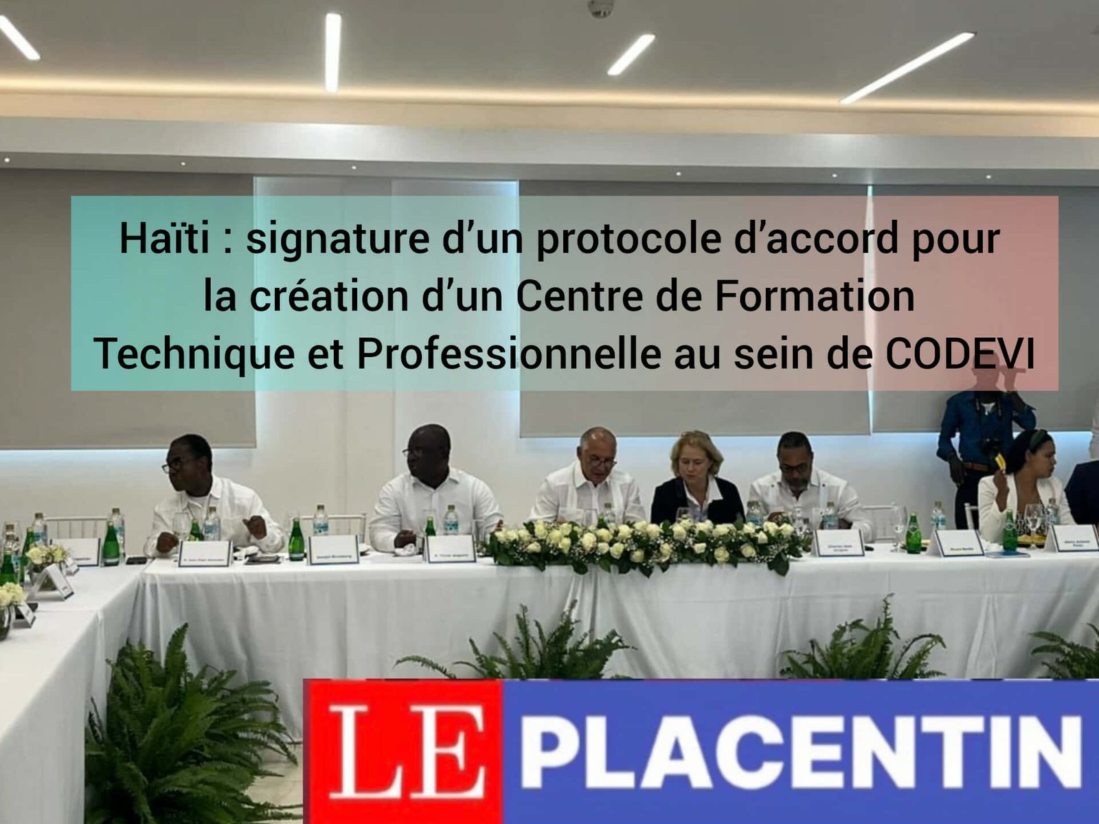 Haïti : signature d’un protocole d’accord pour la création d’un Centre ...