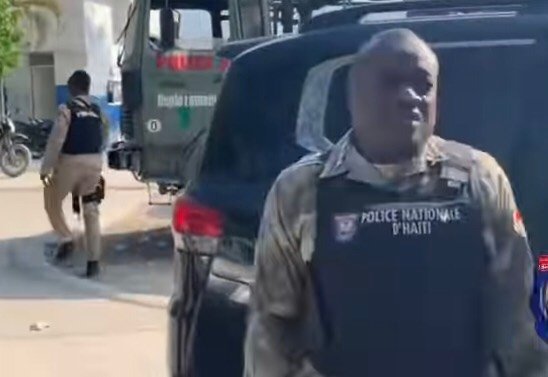 Tournée du DG de la PNH, Frantz Elbé dans la juridiction de Tabarre